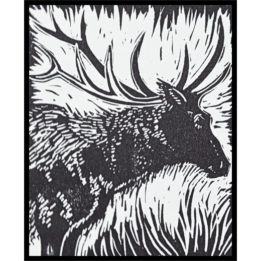 Lessons in Printmaking: The Elk - Creating a Masterpiece